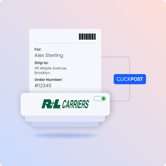 R+L Carriers API Integration & Tracking with ClickPost